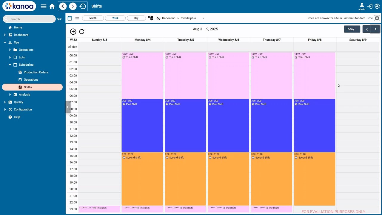 Kanoa Ops Tutorial - Lesson 1.5 - Scheduling Shifts - YouTube