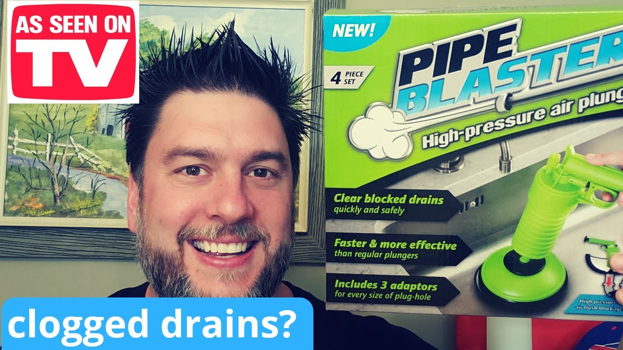 Pipe Blaster Review: as seen on TV PIPE BLASTER- air powered drain ...