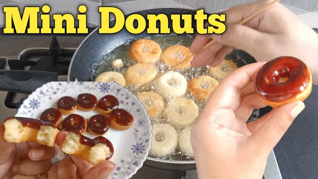 Mini Donuts || Simple Method For Beginners || How To Make Soft And ...