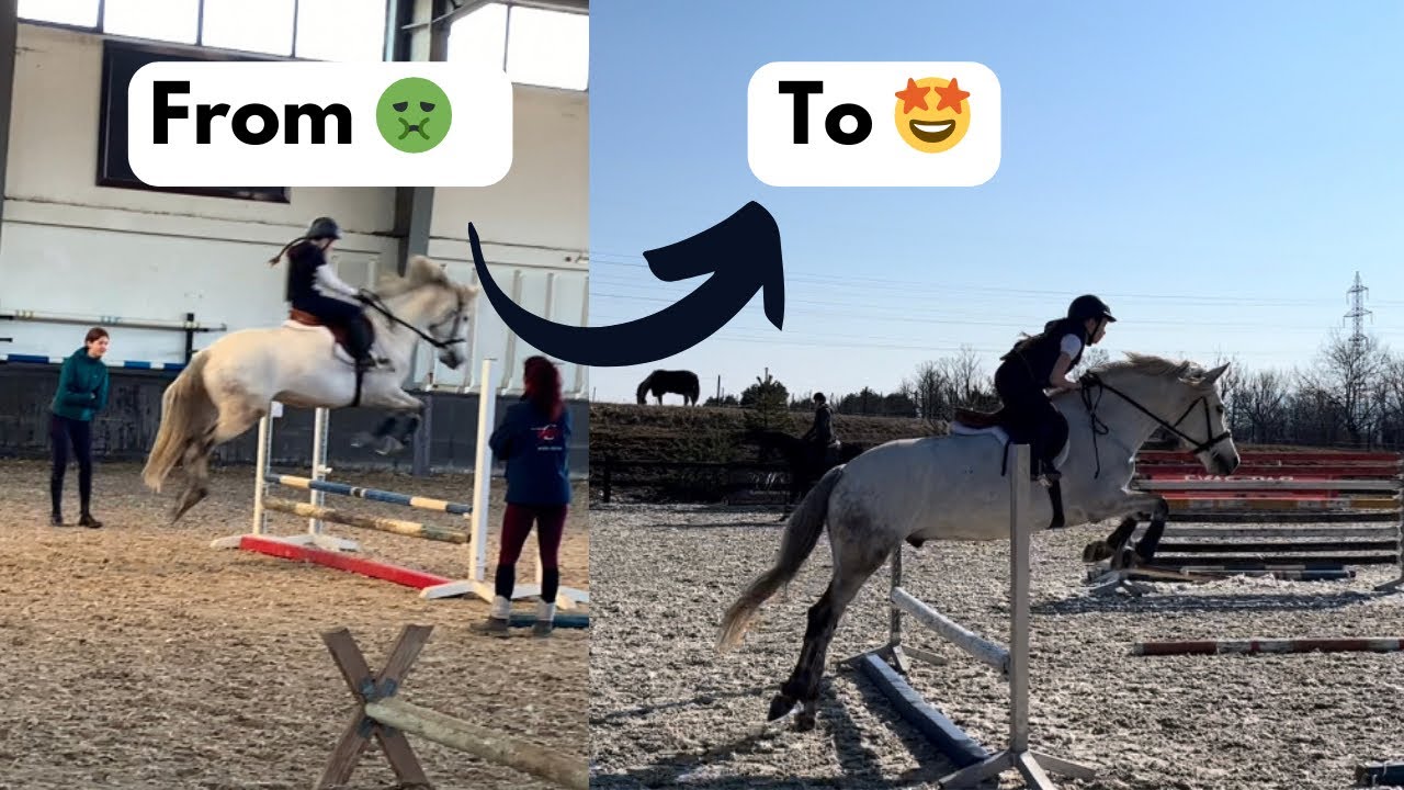 Problem Solving Pony Refusing Gymnastics Jumps - YouTube