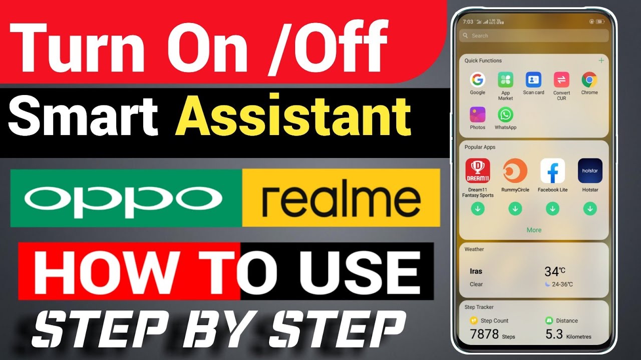 how to use smart assistant oppp mobile | turn off smart assistant oppo ...