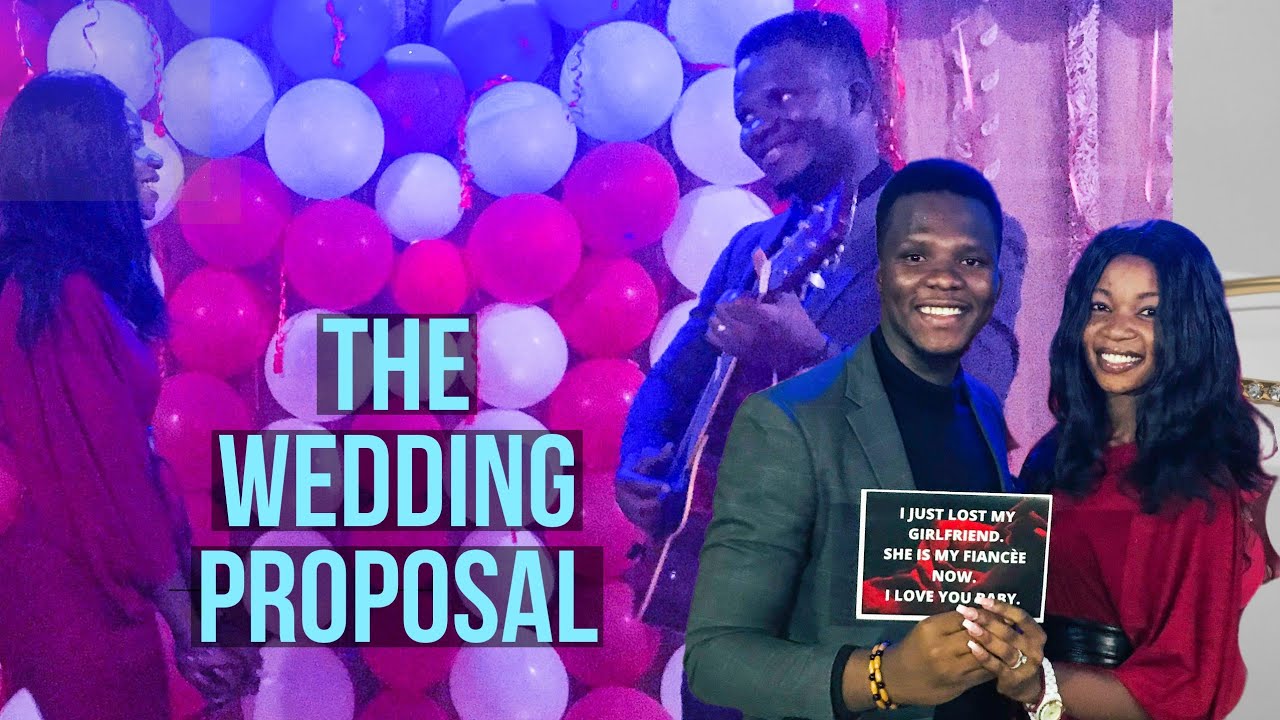 The wedding proposal - YouTube