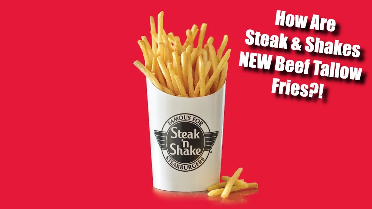 Are STEAK AND SHAKES New Beef Tallow Fries Worth It?! - YouTube