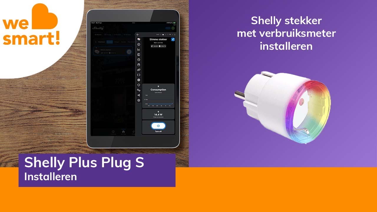 Shelly Plus Plug S installeren - YouTube