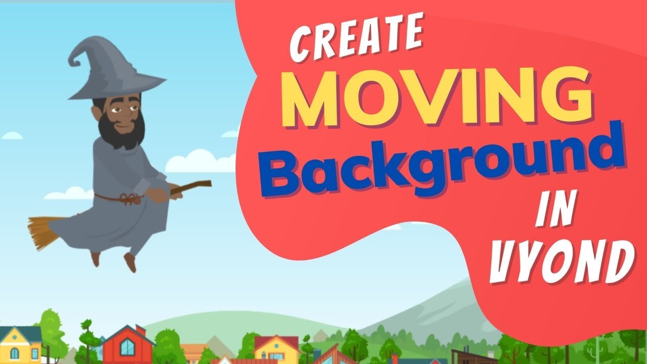 Vyond: Create Looping / Moving backgrounds [Cartoon Animation ...
