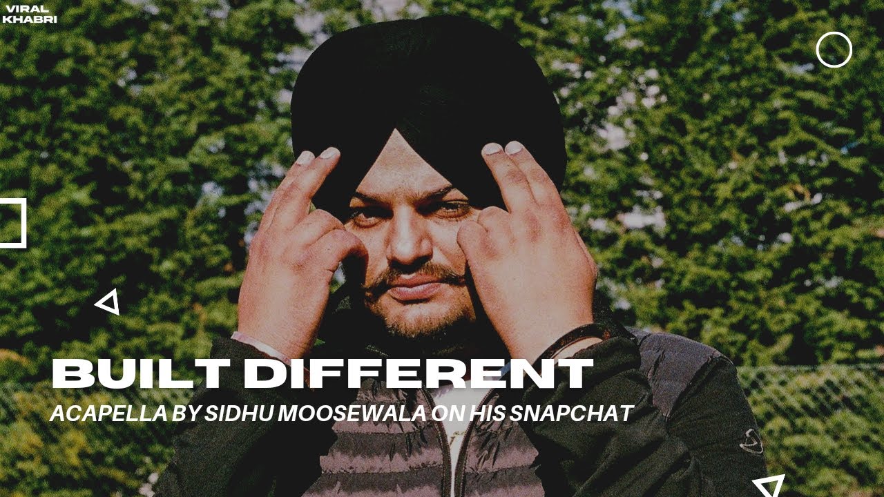"Built Different: Sidhu Moosewala's Epic Performance of Raw Emotion ...