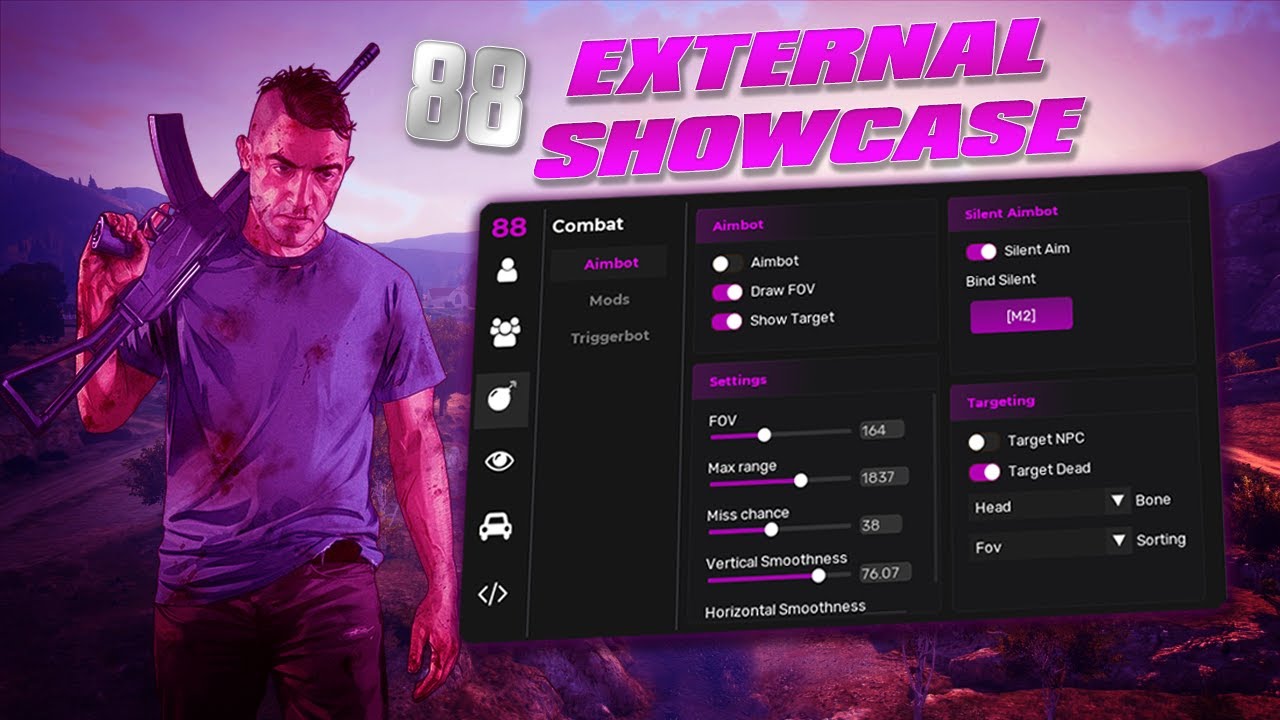88 EXTERNAL SHOWCASE - NEW RELEASE | New FiveM Cheat - YouTube