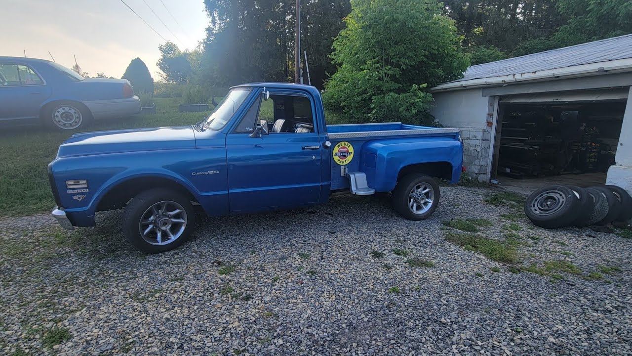 Mt Savage VFD car show with uncle big block, and the 1971 c20! - YouTube