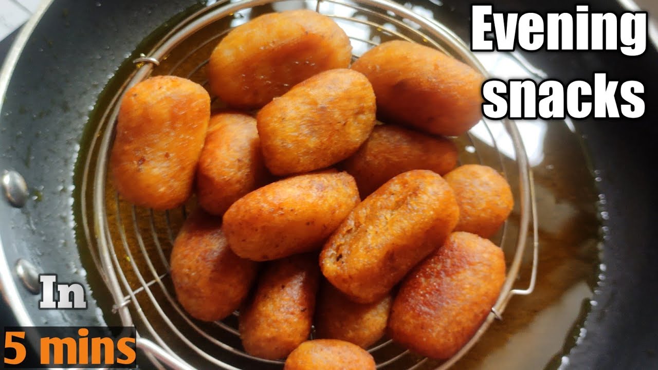 5 Minutes Instant snacks recipe | evening snacks | Less Ingredient ...
