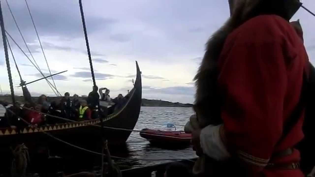 Vikingship Gokstad and Oseberg sailing - YouTube