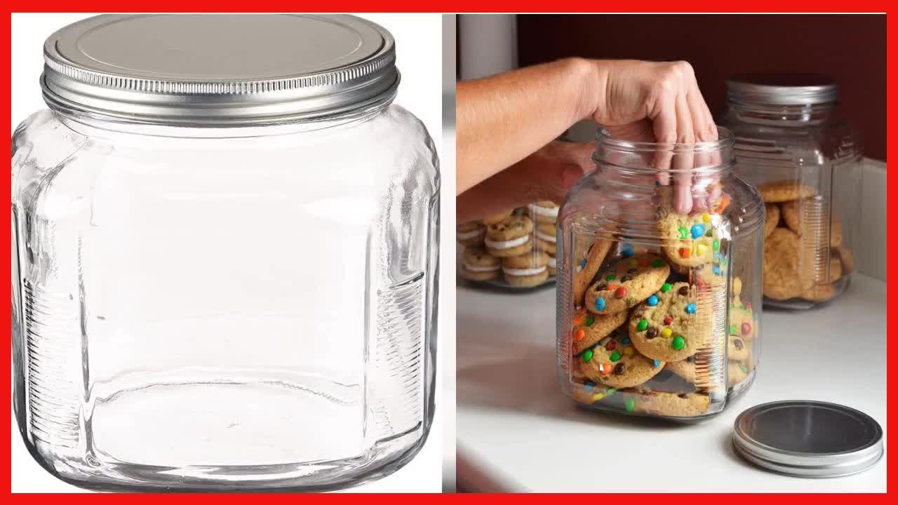 Great product - Anchor Hocking 2-Quart Cracker Jar with Brushed ...
