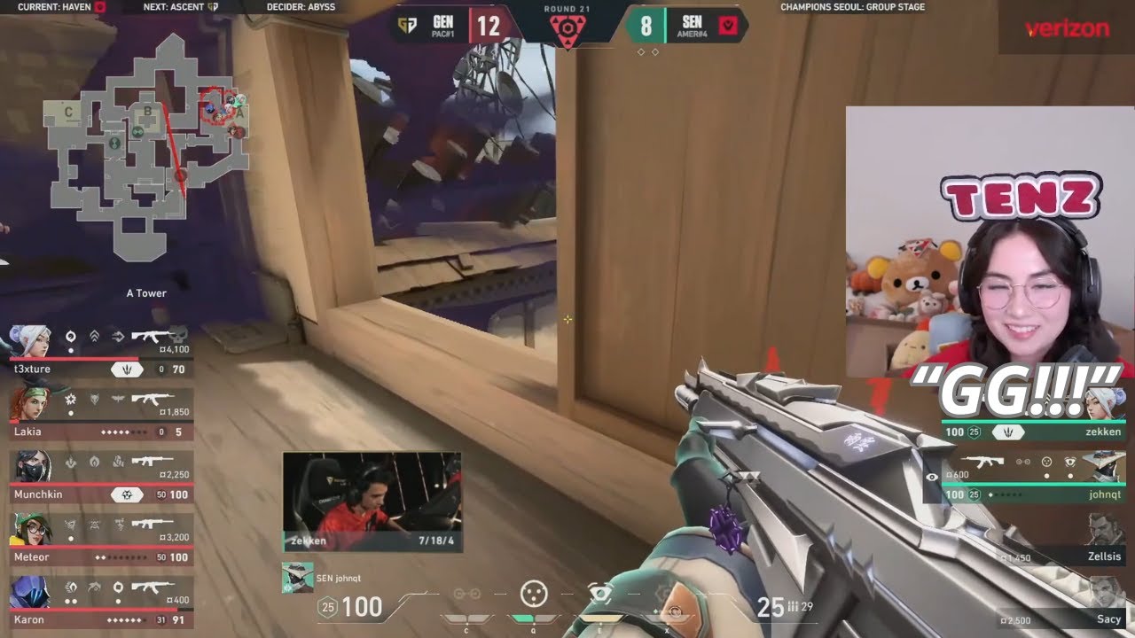 KYEDAE REACTS TO GENG METEOR CLOSE THE FIRST MAP WITH 4 KILLS | VCT ...