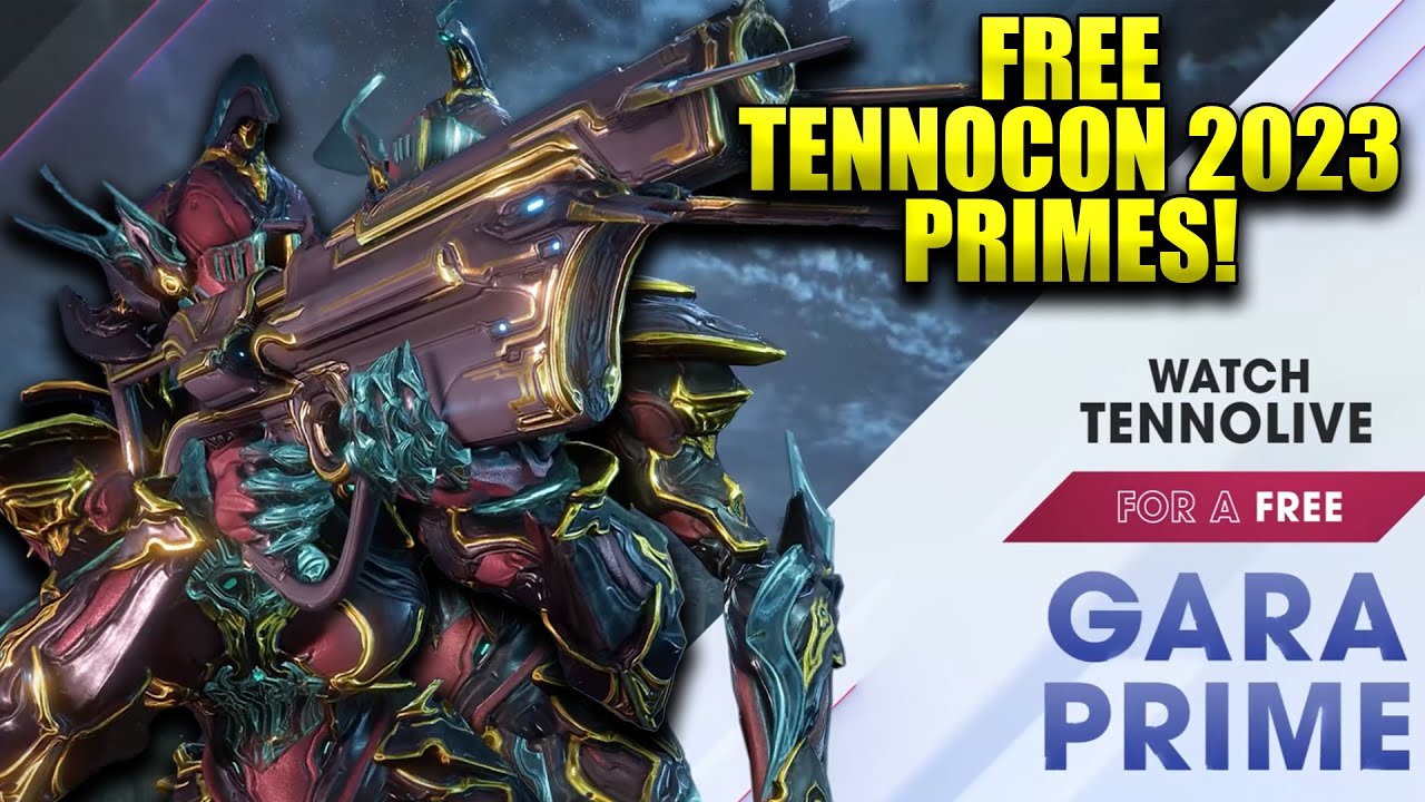 TennoCon 2023 Free Gara Prime Gotva Prime! Warframe Ten-Zero Alerts For ...