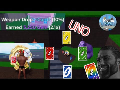Roblox Meme Sea Showcase Sword Card UNO - YouTube