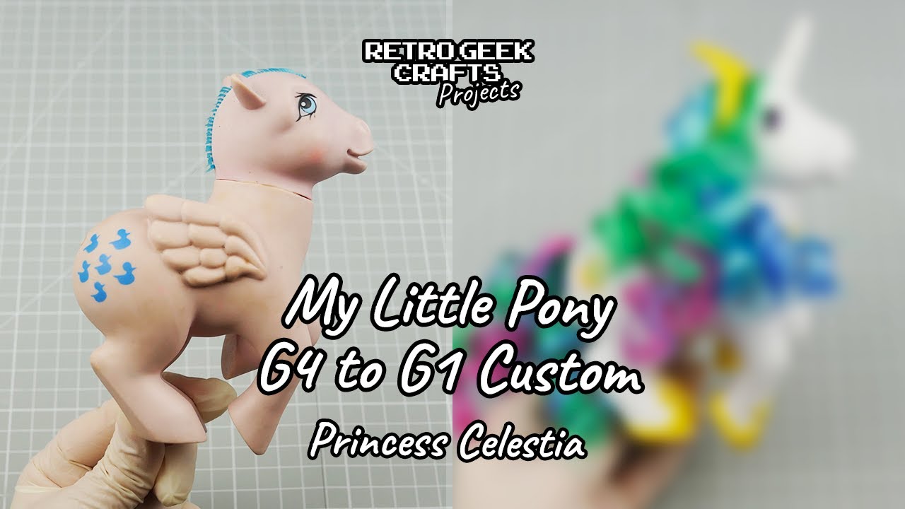 My Little Pony Custom Princess Celestia G1 (Lofi + Rain + Crafts ...