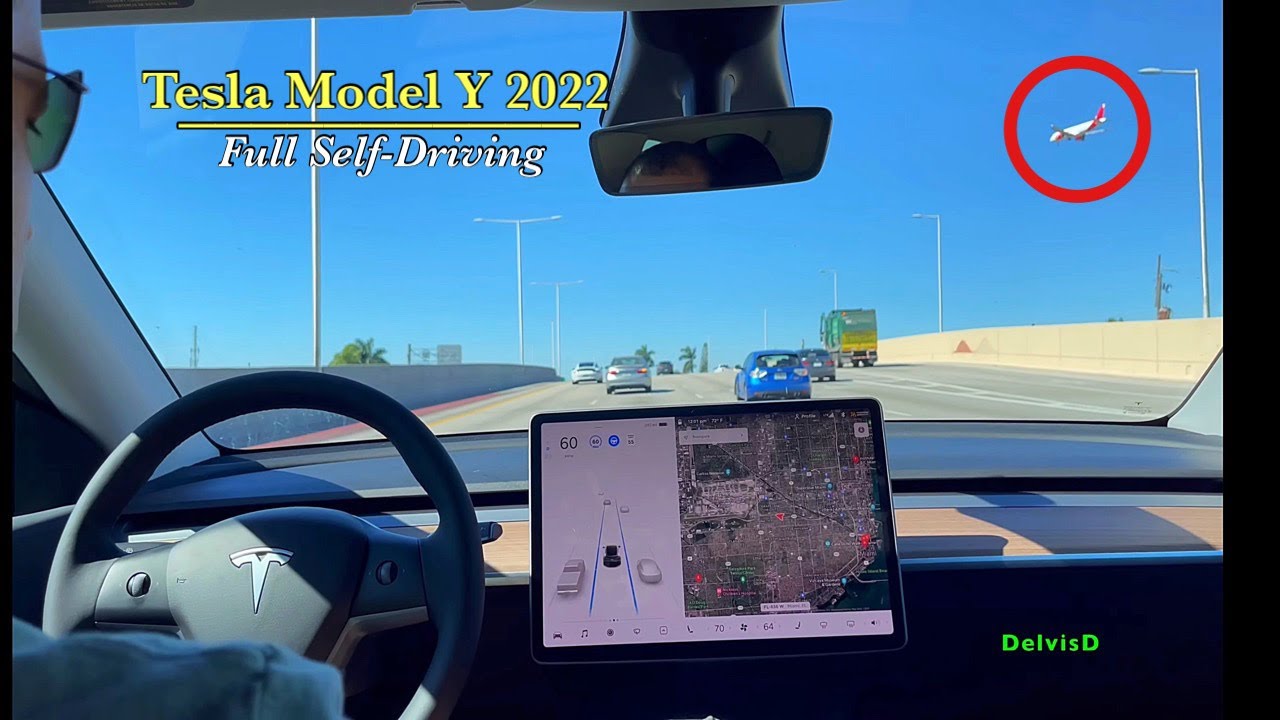 Full Self-Driving Tesla Model Y Year 2022 - YouTube
