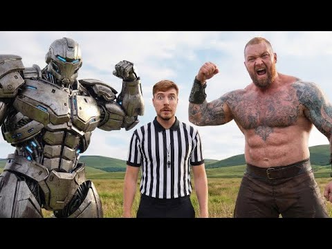 Dunyodagi Eng Tezkor Odamlarga Robotlar Qarshi! @MrBeast #mrbeast #uzbekchatarjima #shuko