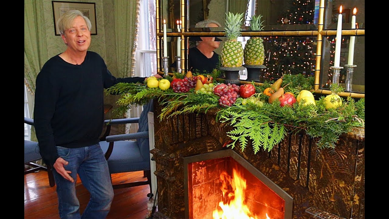 How to Decorate a Mantel with Fresh Greenery and Fruit Ep. 33 - YouTube