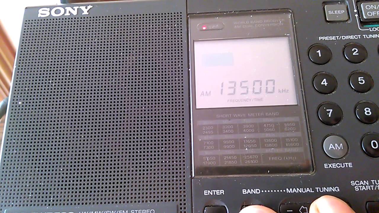 Prueba de sony ICF sw7600 - YouTube