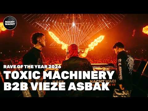 TOXIC MACHINERY B2B VIEZE ASBAK @ NACHT WACHT RAVE OF THE YEAR 2026 (FULL SET)