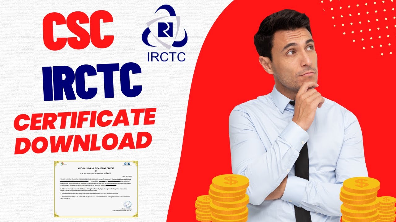 csc irctc certificate kaise download karen | csc irctc certificate ...