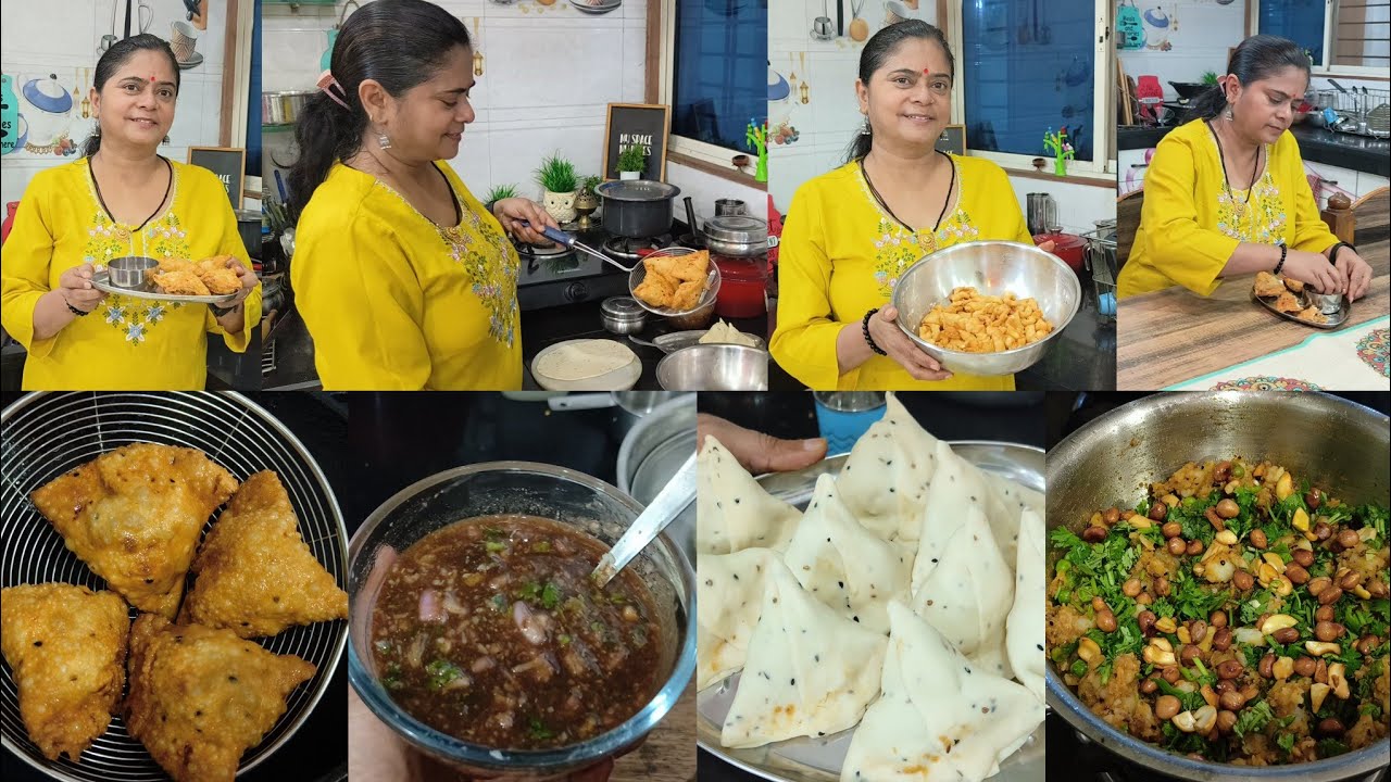 halwai tips & tricks +teatime snacks🍱 aloo samosa🌺 samose wali pyaz ...