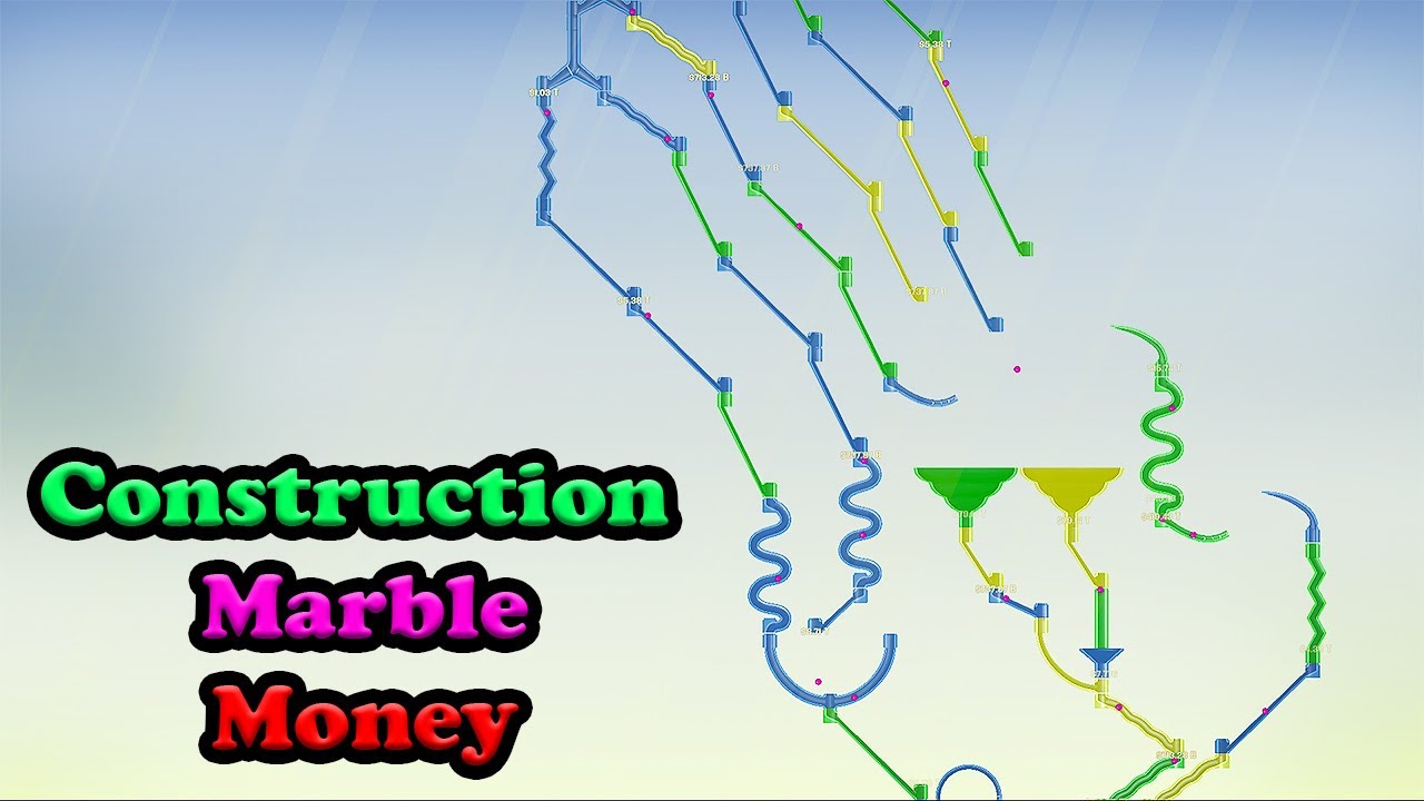 Construction Marble Run Money #216 - Thc Game Incredimarble - YouTube