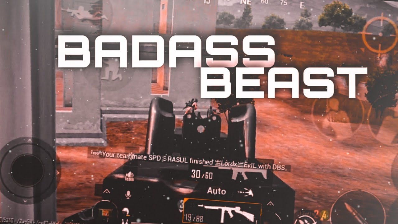 BADASS BEAST | BGMI MONTAGE | Black Dog - YouTube
