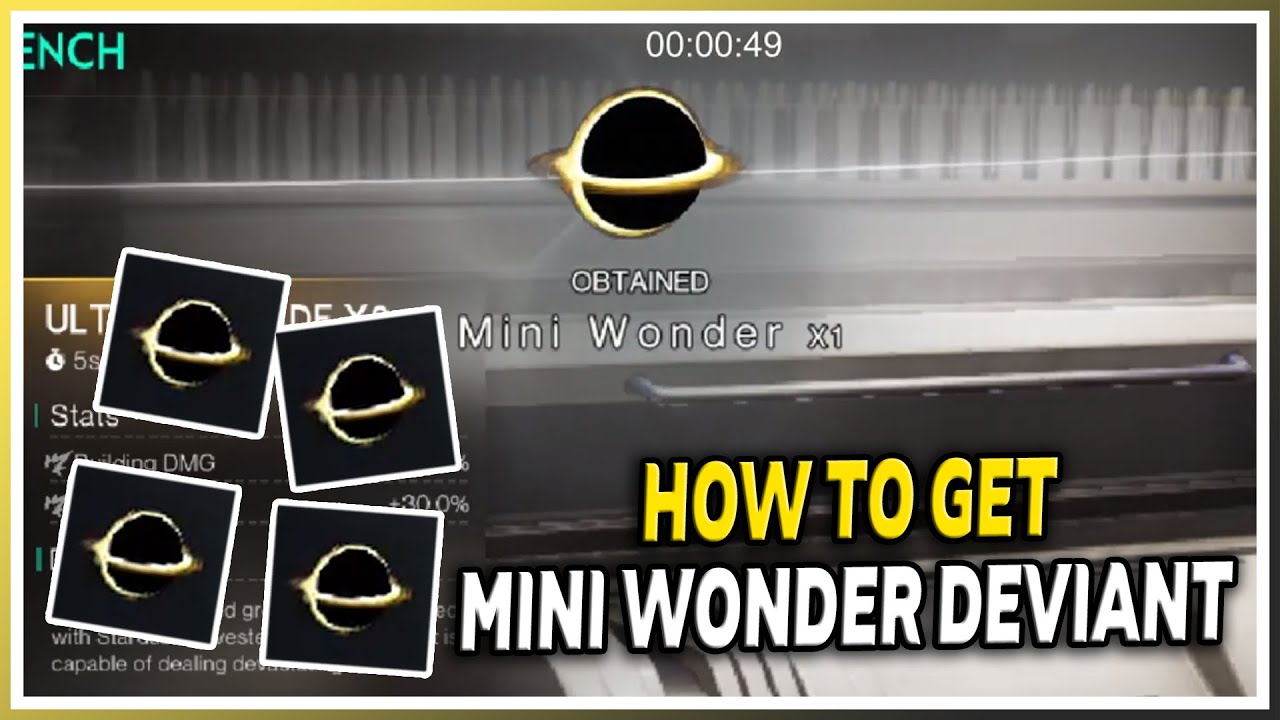 How to Get Deviant Mini Wonder - Mini Wonder Deviant | ONCE HUMAN - YouTube