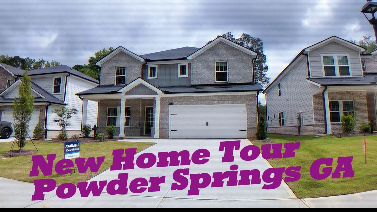 New Construction House Tour Powder Springs Georgia | Atlanta Real ...