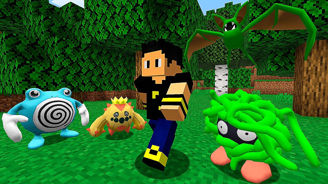 Esse é Meu Primeiro Pokémon Shiny no Minecraft Pixelmon - YouTube