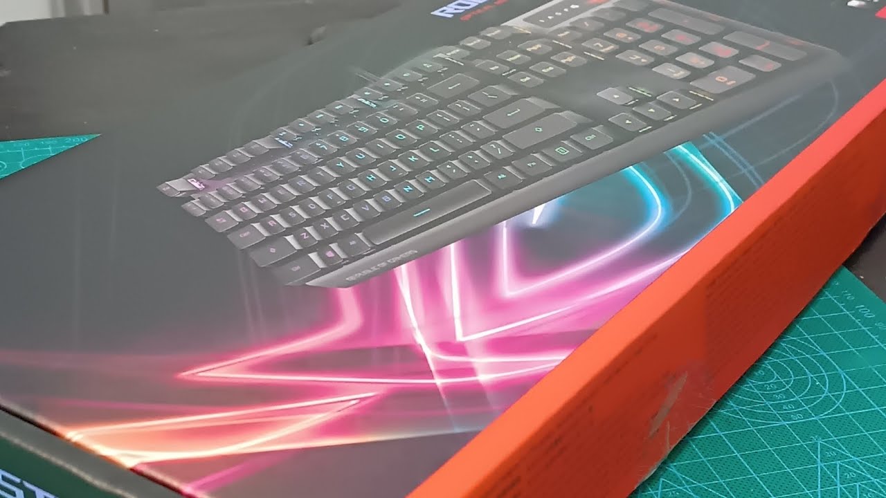 #unboxing KEYBOARD Asus ROG Scope RX - YouTube