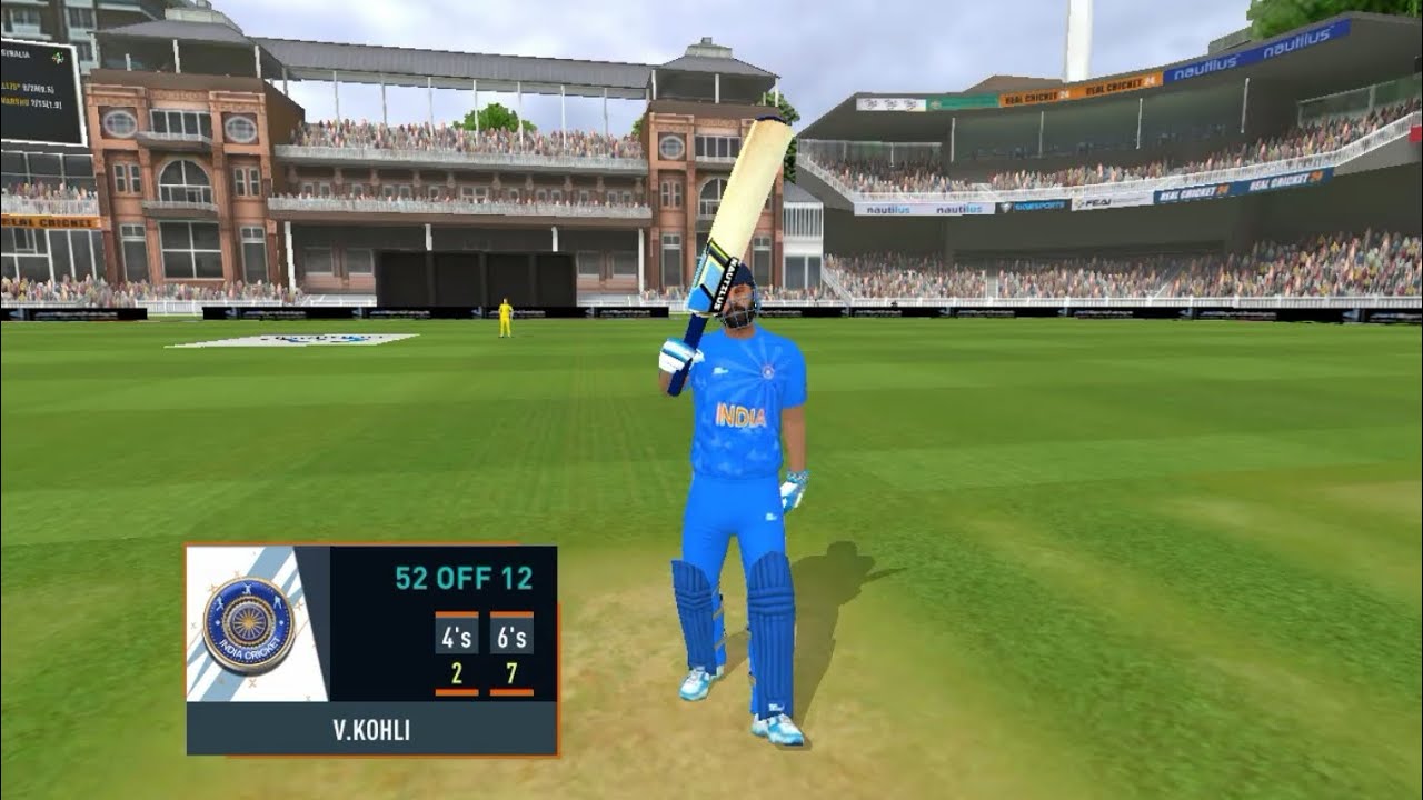 Virat Kohli fastest 50 runs || in real cricket 24 - YouTube