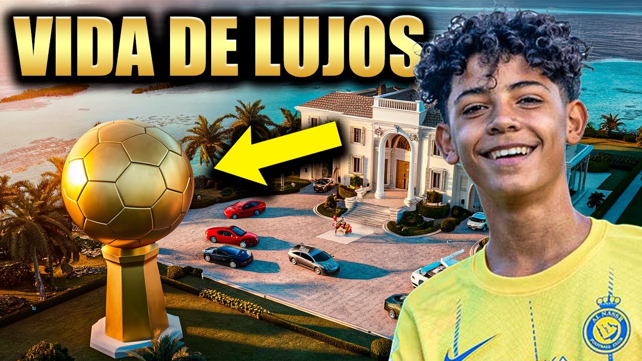 La OPULENCIA que rodea a CRISTIANO RONALD JR. - YouTube