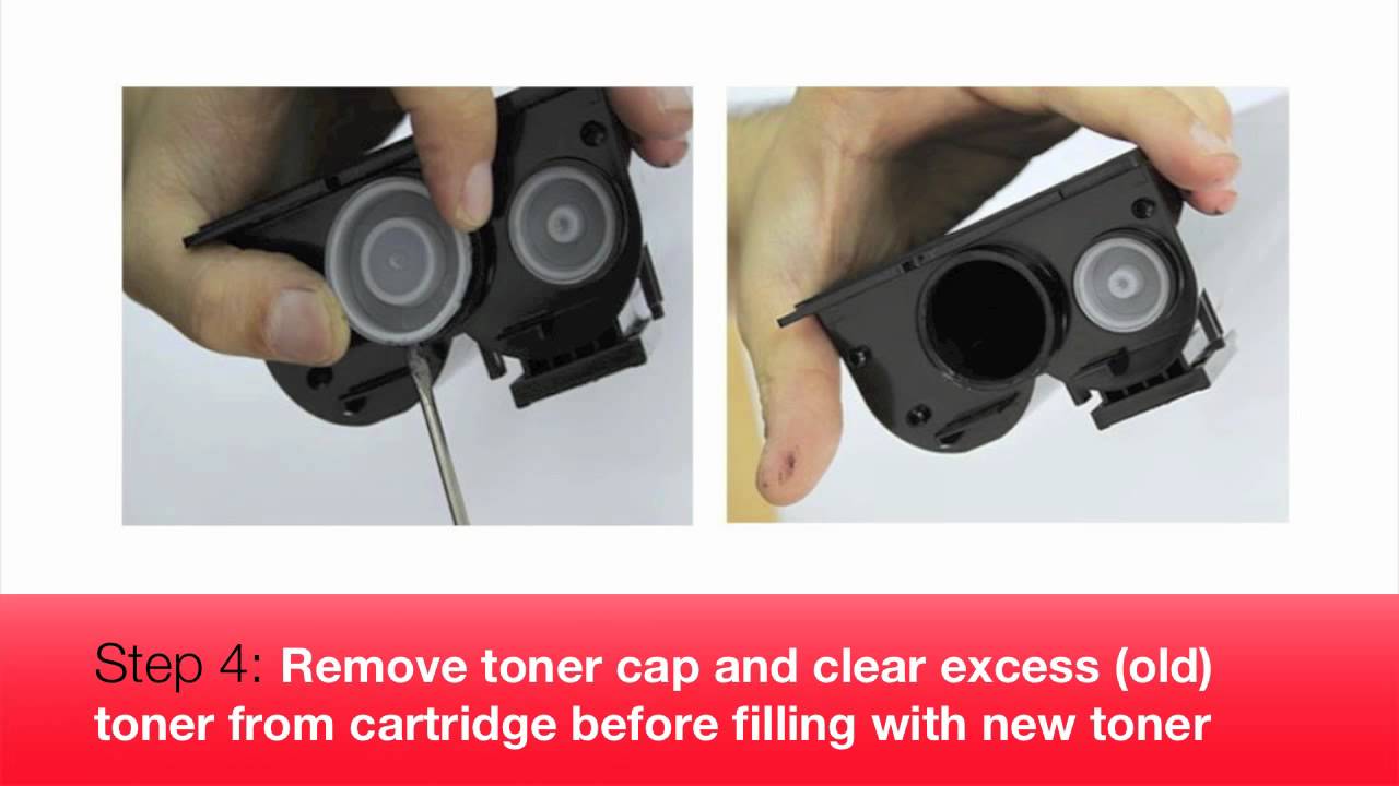 How To Refill DC-240/ 250 Toner Cartridge Of A Xerox Copier - YouTube