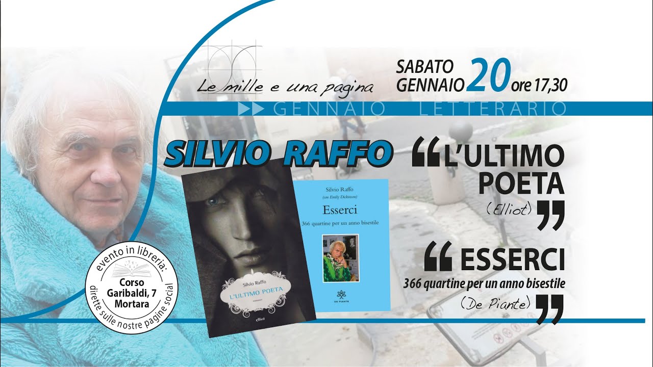 "L'ultimo poeta" (Elliot edizioni) e "Esserci" (De Piante Ed.) di ...