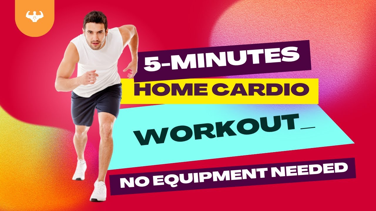 Quick Cardio Boost: 5-Minute Home Workout with No Equipment - YouTube