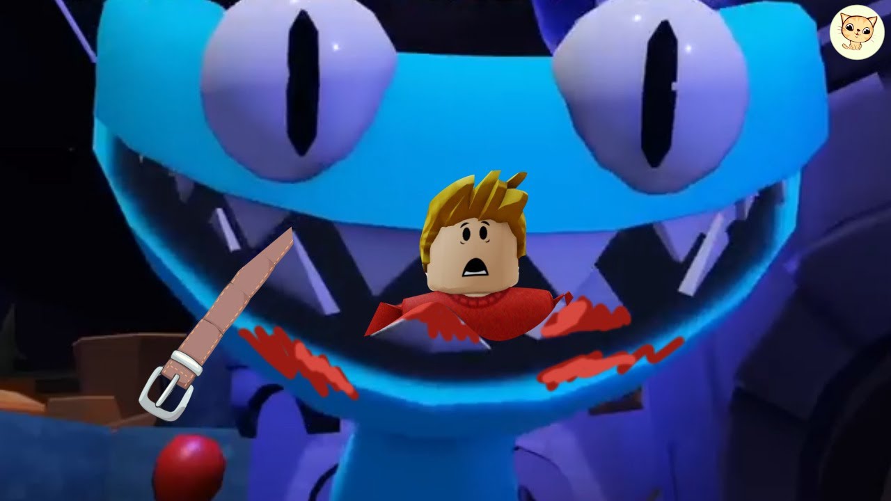 Rainbow Friends Chapter 2 Cyan Jumpscare - YouTube