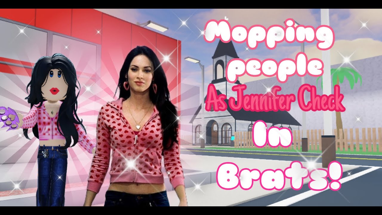 Mopping People As JENNIFER CHECK From Jennifer's Body In Roblox Brats!! (Clocked Teamers ...