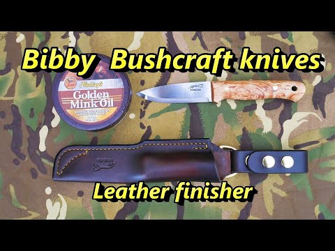 Four Bibby knives and how I finish my knife sheaths Jacklore England ...