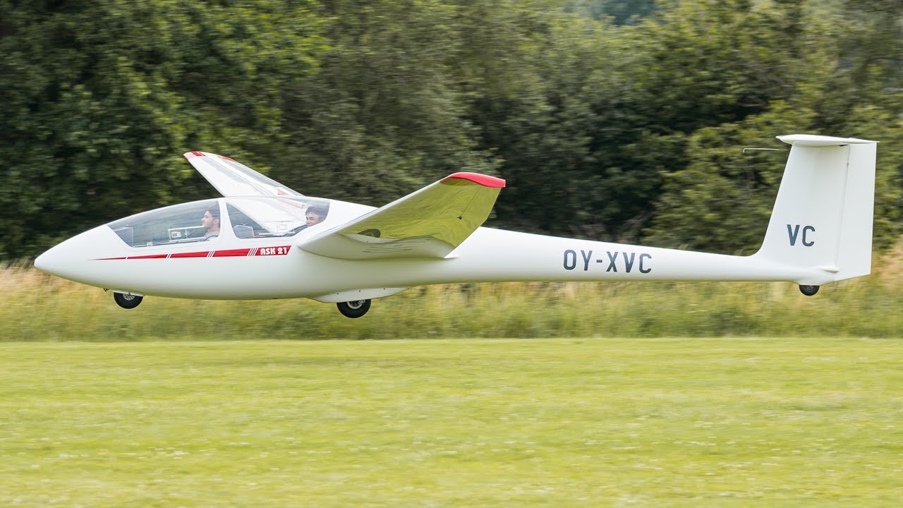 My first time trying a winch launch in a glider - YouTube