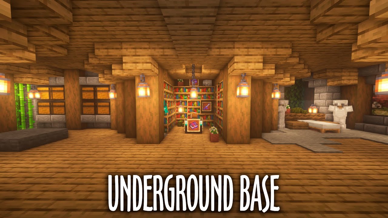 Minecraft Underground House Tutorial / How to build an Underground Base ...