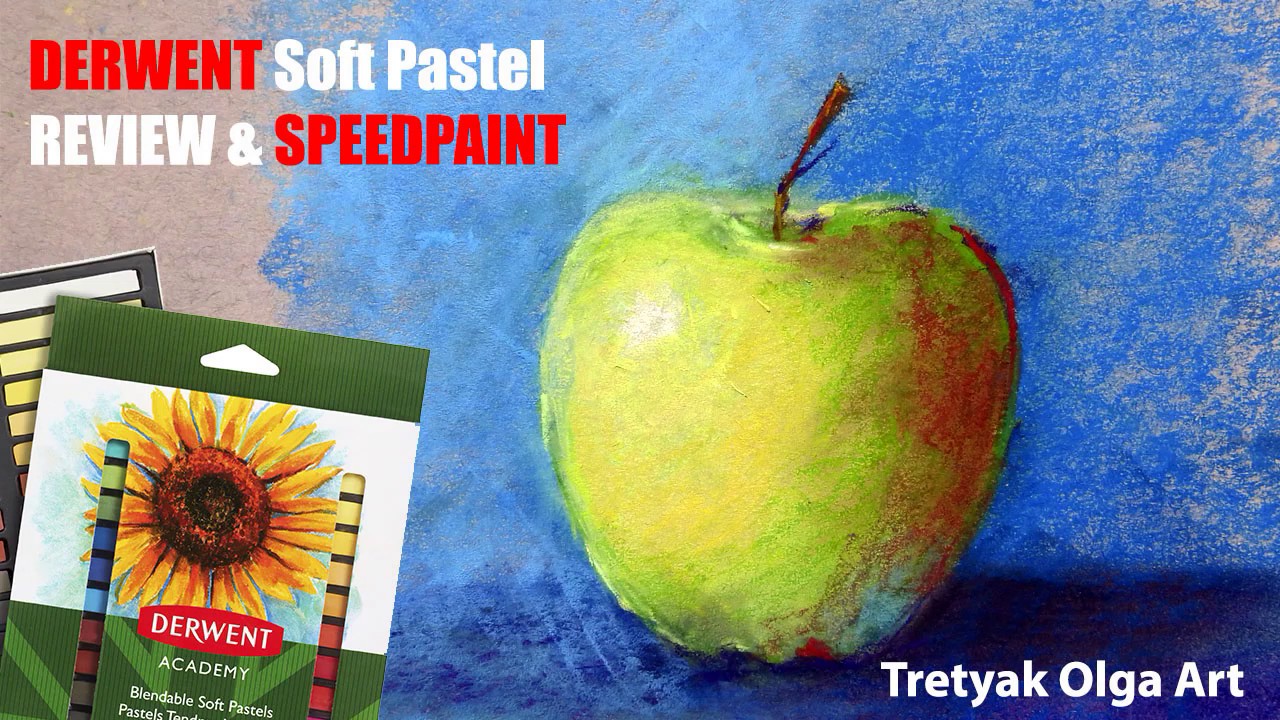 SOFT PASTEL SECO - DERWENT / REVIEW Y SPEEDPAINT DEMO - YouTube
