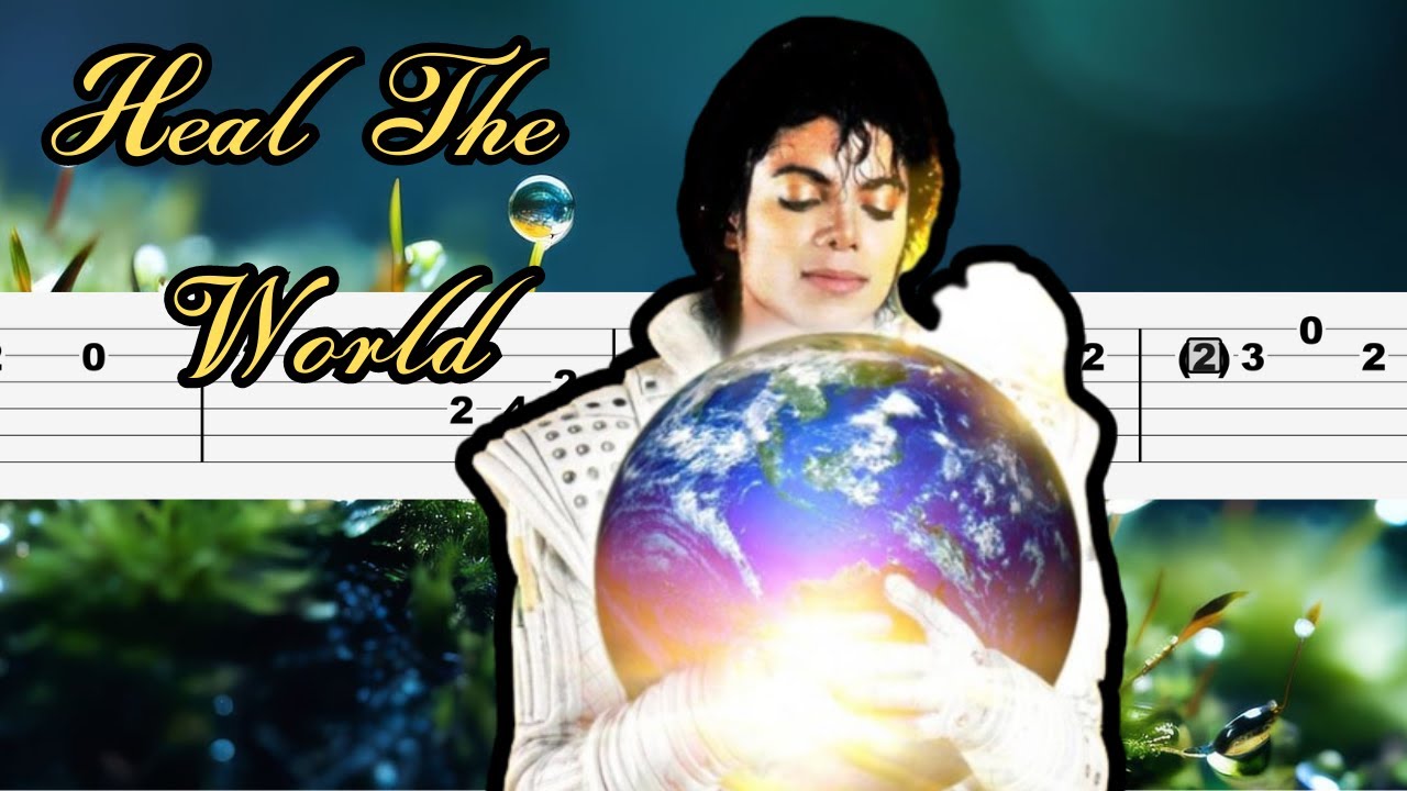 Heal The World - Michael Jackson - Easy Guitar Tutorial TAB - YouTube