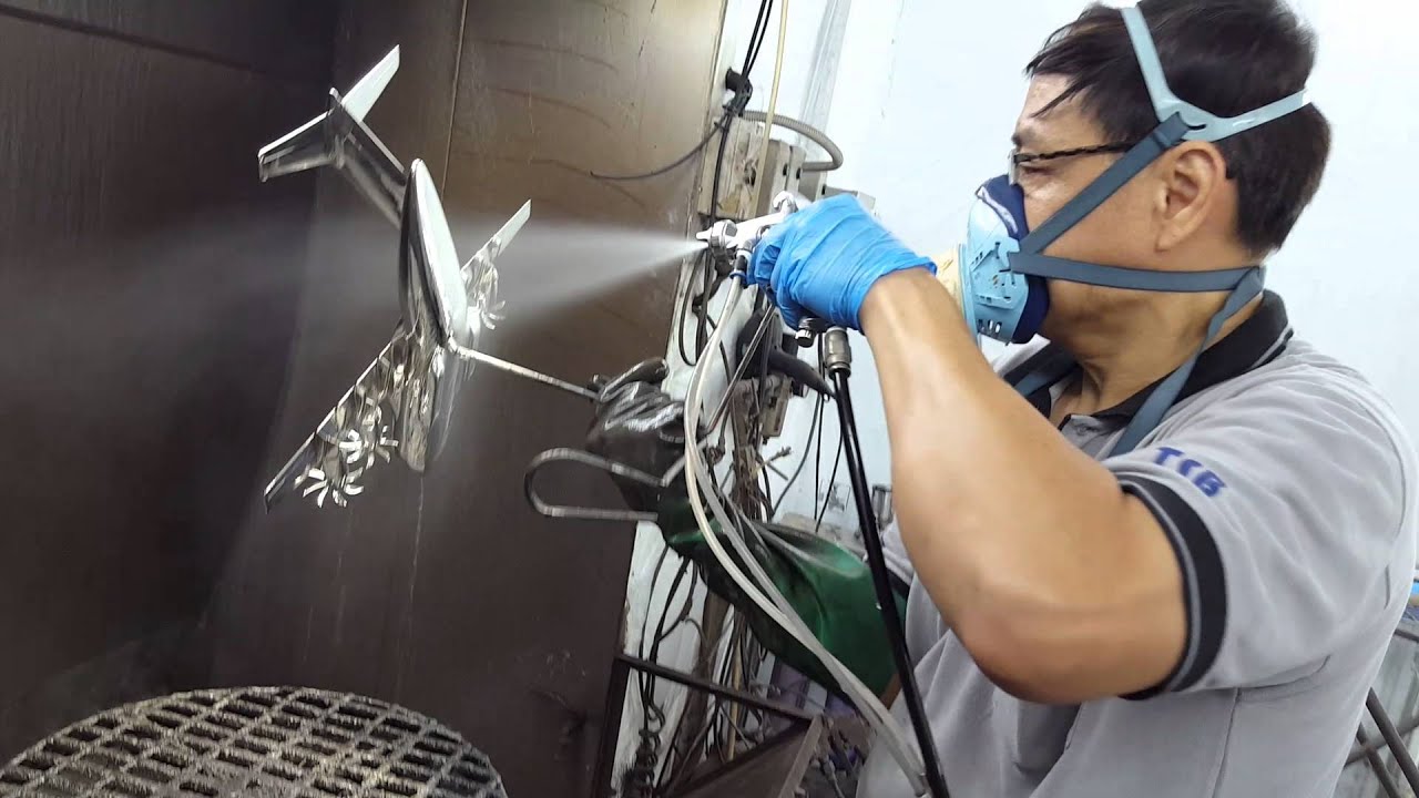 Chrome on aircraft - YouTube