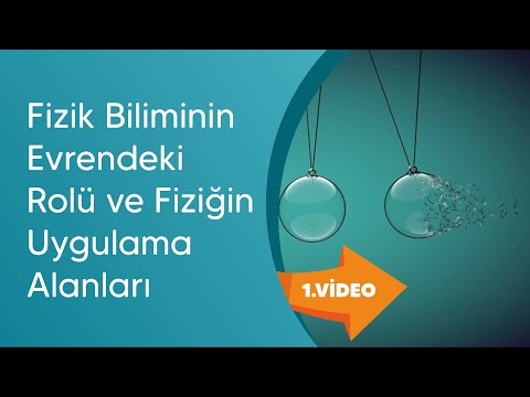 Fizik Bilimine Giriş - Fizik Biliminin Evrendeki Rolü - Fiziğin Uygulama Alanları