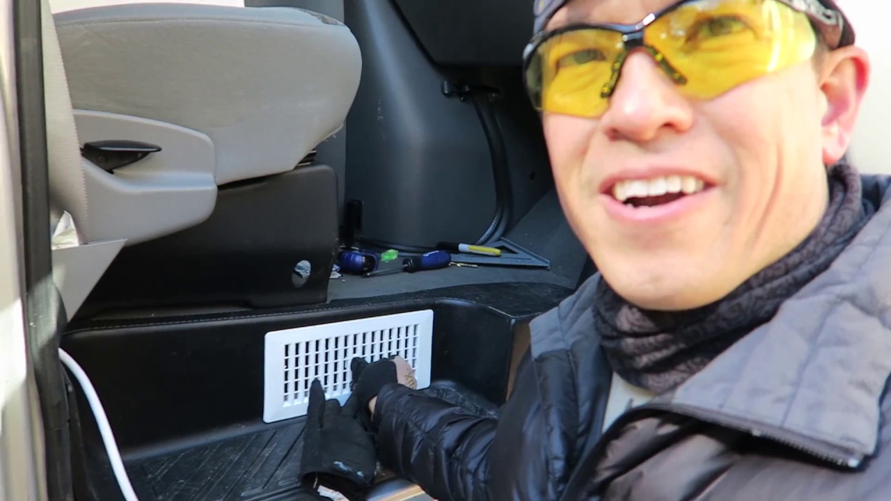 6 Touring Camper Van Build Air Intakes - YouTube
