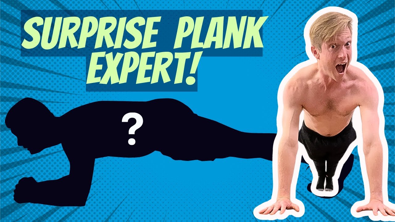 How to do a plank: David and his surprise guest team up to break it ...