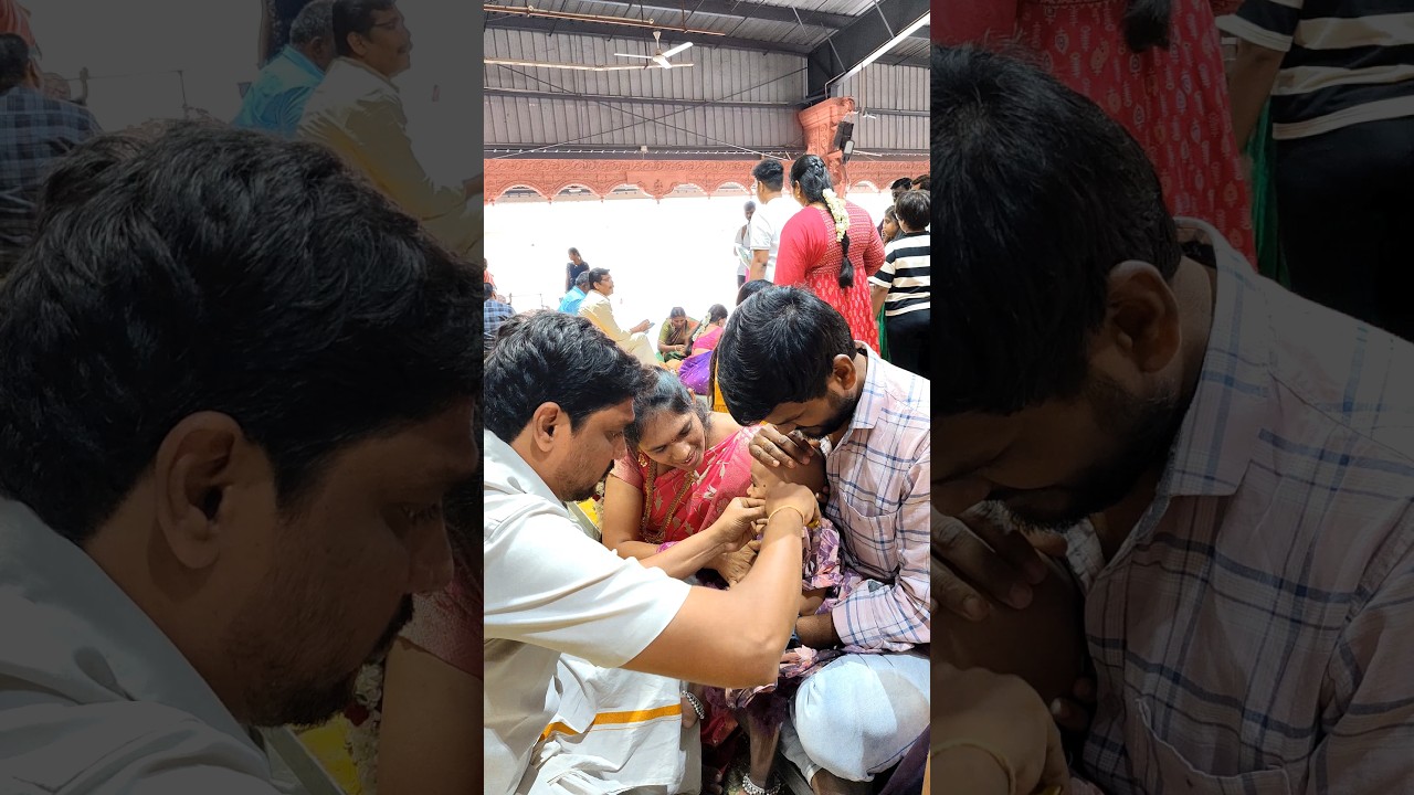 ear boring at Tirumala#earpiercing#Tirupati #trending #vairalvideo#ear ...