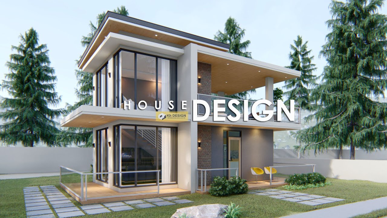 MODERN HOUSE DESIGN | 2 STOREY HOUSE | 4.00m x 8.00m (48 sqm Total ...